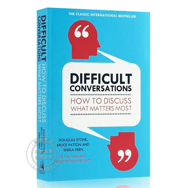 现货 高难度谈话 英版 Difficult Conversations: How to Dis...
