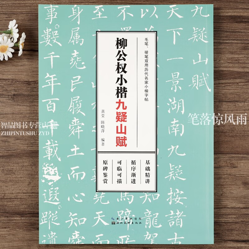 柳公权小楷九疑山赋 软硬笔双用历代名家小楷字帖 柳体楷书临摹描红字帖高清原碑帖墨迹本金石拓片名品题跋 湖北美术出版社