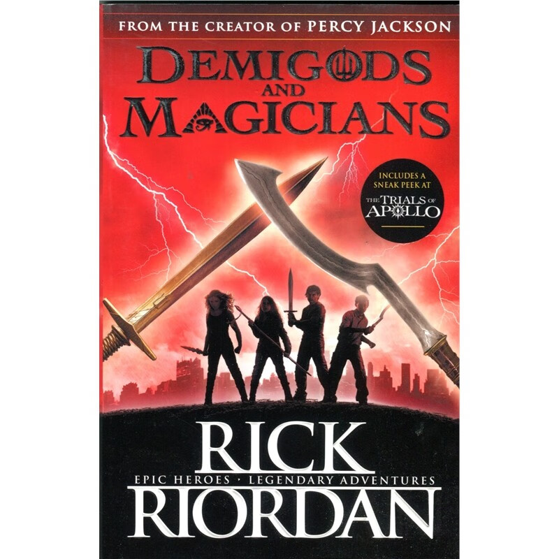 Demigods and Magicians 英文原版 波西杰克逊 半神人和魔术师 英语课外阅读小说读物 青少年奇幻文学