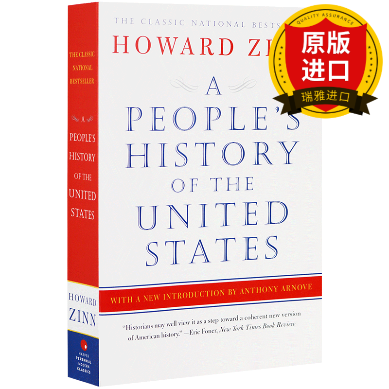 美国人民的历史 英文原版 A People’s History of the United States 美国人民史 英文版 霍华德津恩 经典英