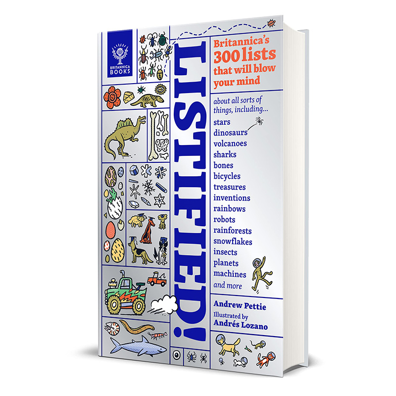 Listified!: Britannica’s 300 lists that will blow your mind 事实列举！ 英文原版图书籍进口 青少年读物