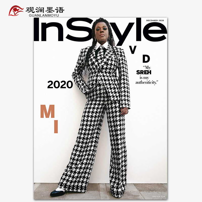 【单期可选】InStyle 时新 2022年月刊 美国女性服饰美容服装时尚杂志 2020年12月刊