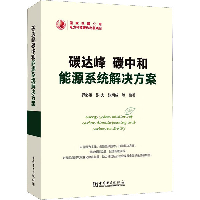 碳达峰碳中和能源系统解决方案 图书