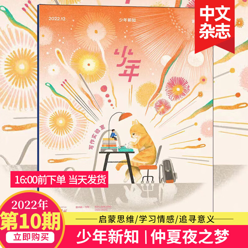【单期/打包/订购】三联生活周刊少年刊 少年新知2022/2023年订阅月新刊人文思维启蒙训练书青少 【单期】2022年12月第10期（写作实验室）