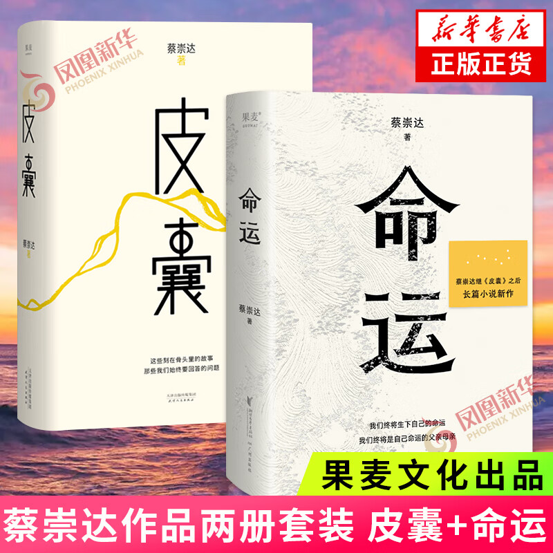 命运+皮囊 蔡崇达作品两册套装 蔡崇达新书 皮囊纪念版 命运小说 长篇小说现当代文学 浙江文艺出版社书籍凤凰旗舰店 正货