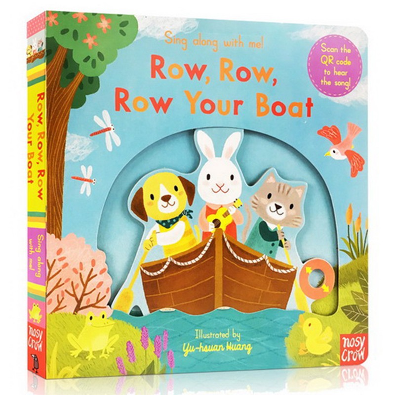 Row Row Row Your Boat 童谣纸板操作书 英文原版绘本