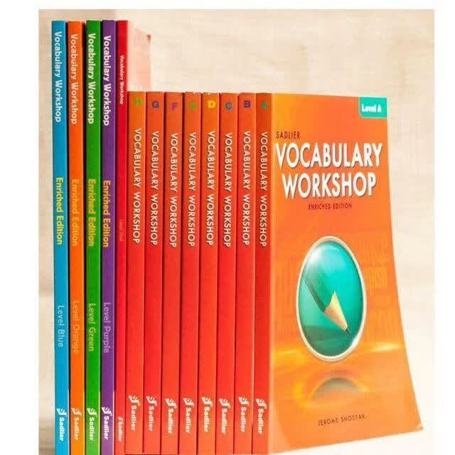 Vocabulary Workshop G1-G5低级A-H共13册+8本练习册赠送音频 G1-G5+A-H 共13册