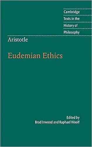 Aristotle: Eudemian Ethics