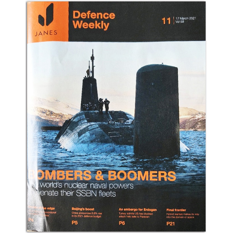 【单期可选】Jane's Defence Weekly 2019/20年 英文英语杂志 2021年3月17日刊