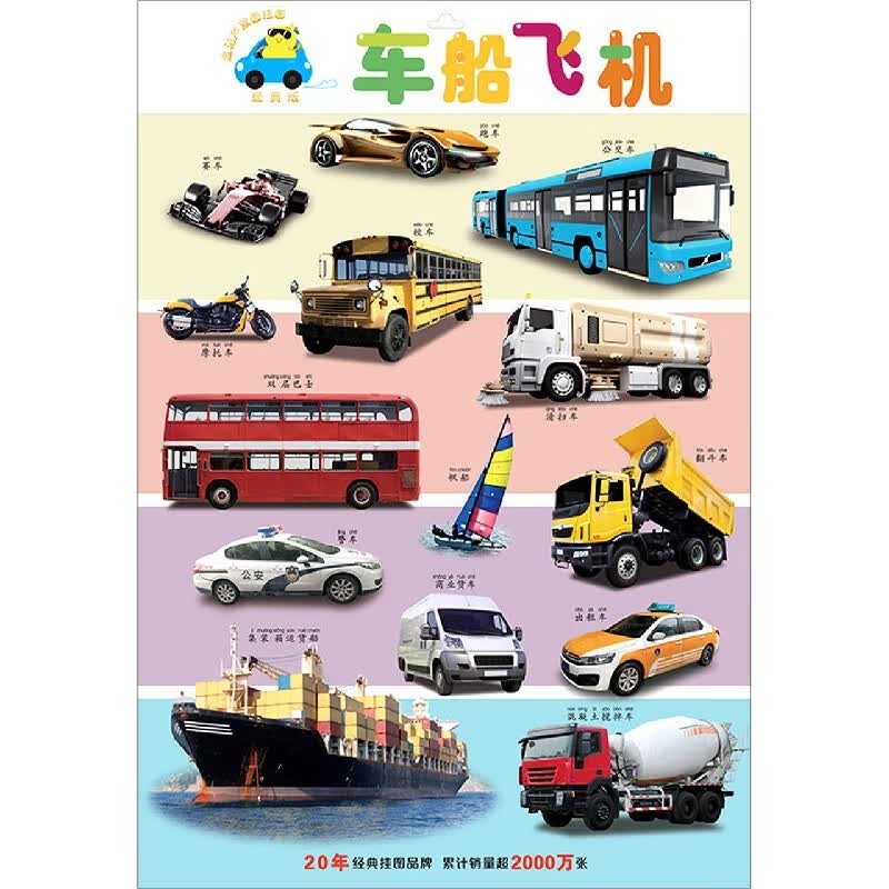 车船飞机(经典版)/金葫芦双面挂图