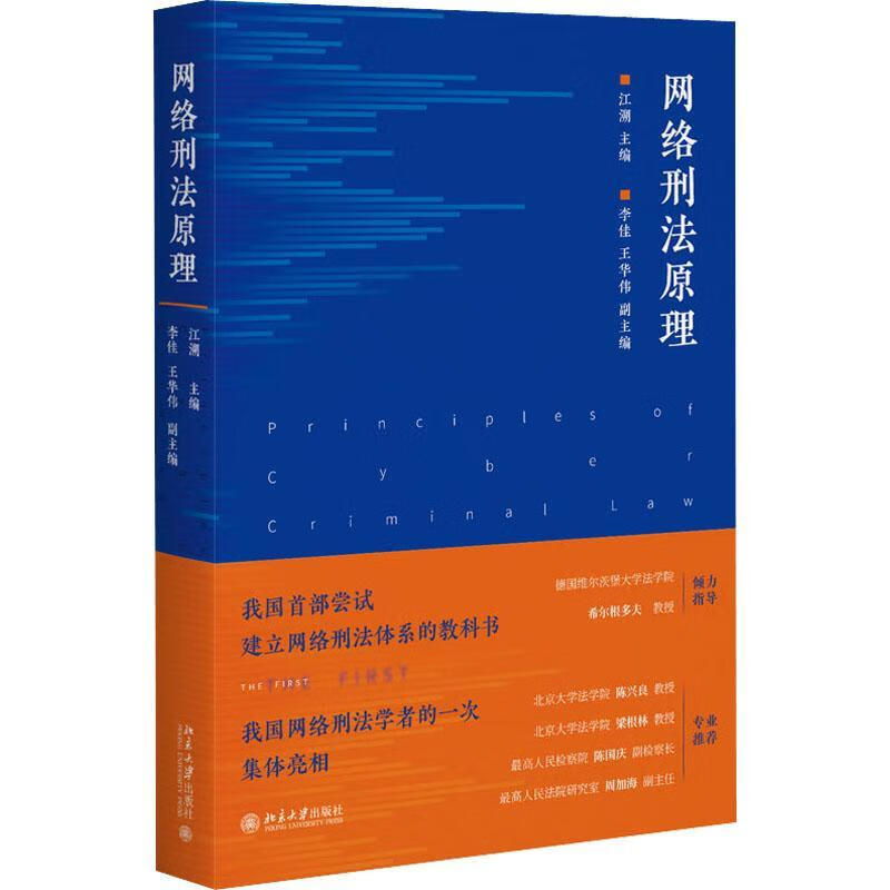 网络刑法原理江溯法律9787301329764