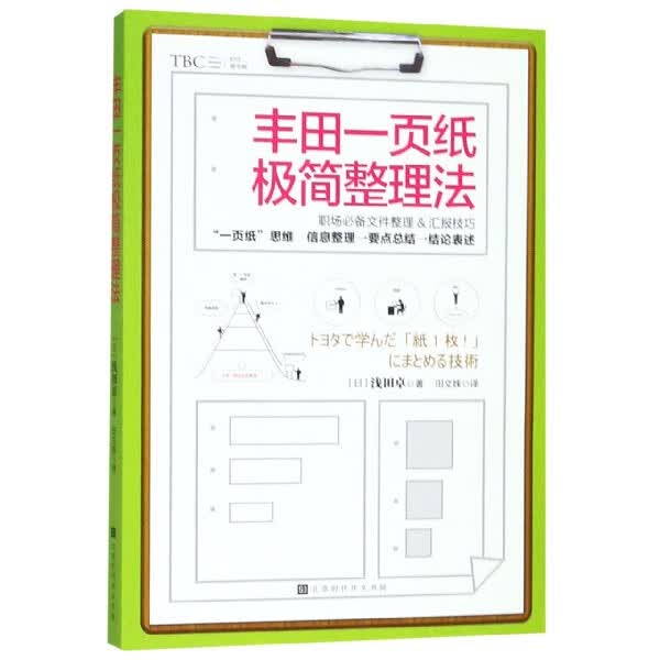 丰田一页纸极简整理法
