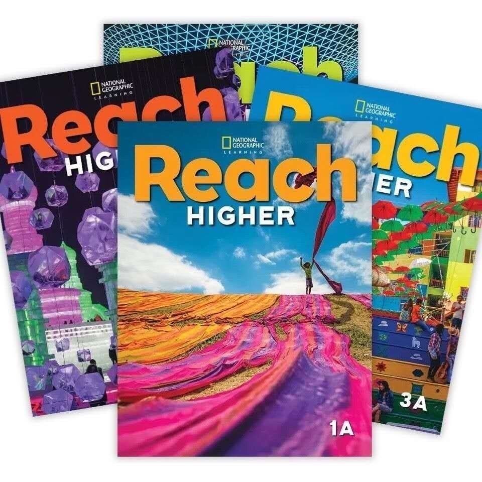 reach higher 1-6美国 课本加练习册 彩印纸质全套 1A 课本+练习册