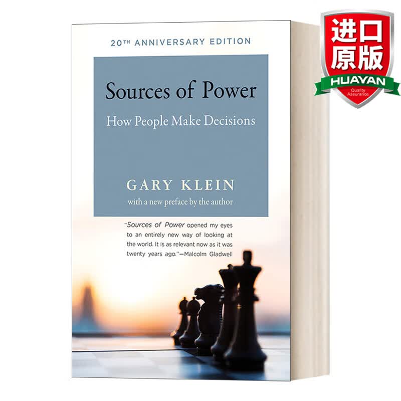 Sources of Power, 20th Anniversary Edition 英文原版 如何作出正确决策 二十周年纪念版 Gary Klein 英文版 进口英语原版书籍