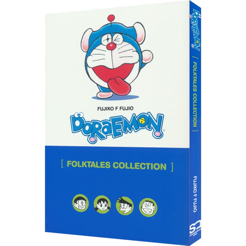 Doraemon 哆啦A梦漫画8册套装 儿童经典英语漫画 英文原版进口 民间故事合集（单册）