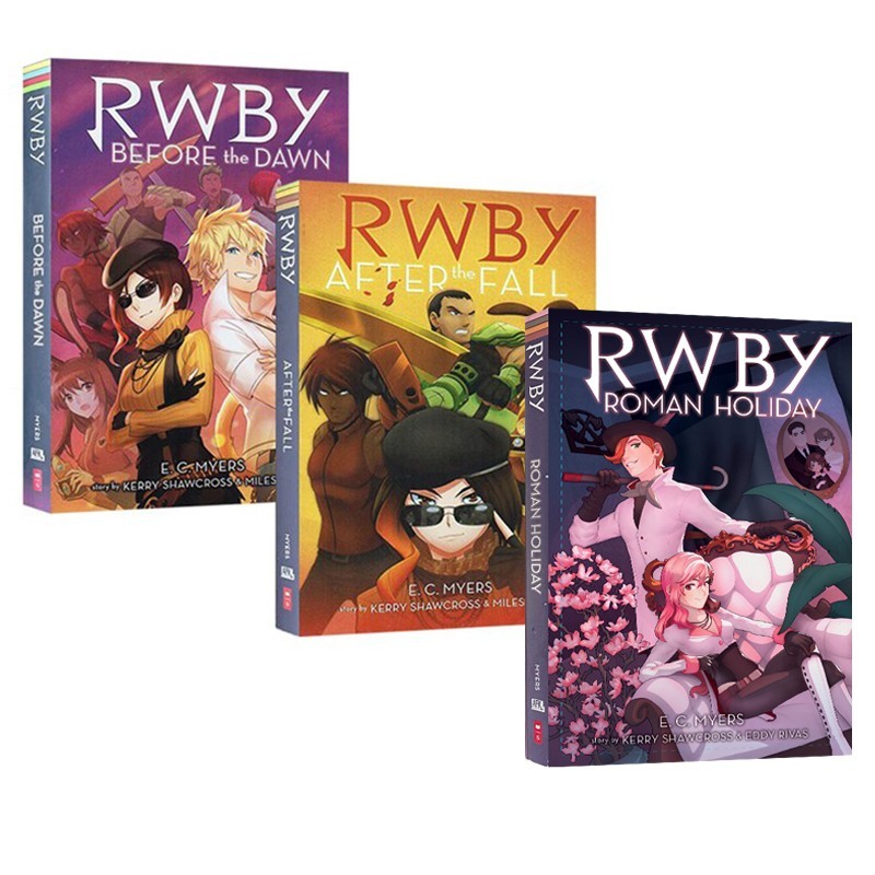 预售 英文原版 RWBY 3册 Netflix 奈飞同名网播动画 改编奇幻小说 青少年章节文字课外读物 After the Fall/Before the Dawn