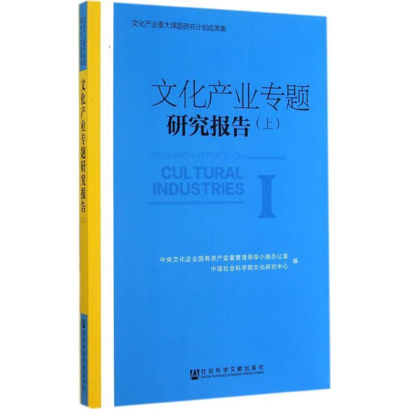 文化产业专题研究报告