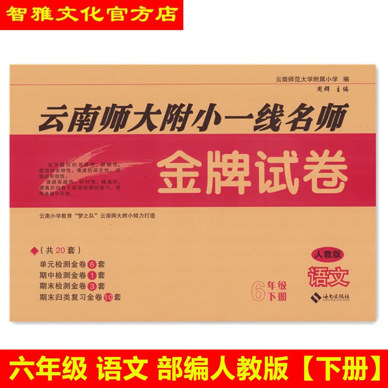 23云南师大附小一线名师试卷六6年级语文部编人教版下册朝阳 语文+数学 六年级下