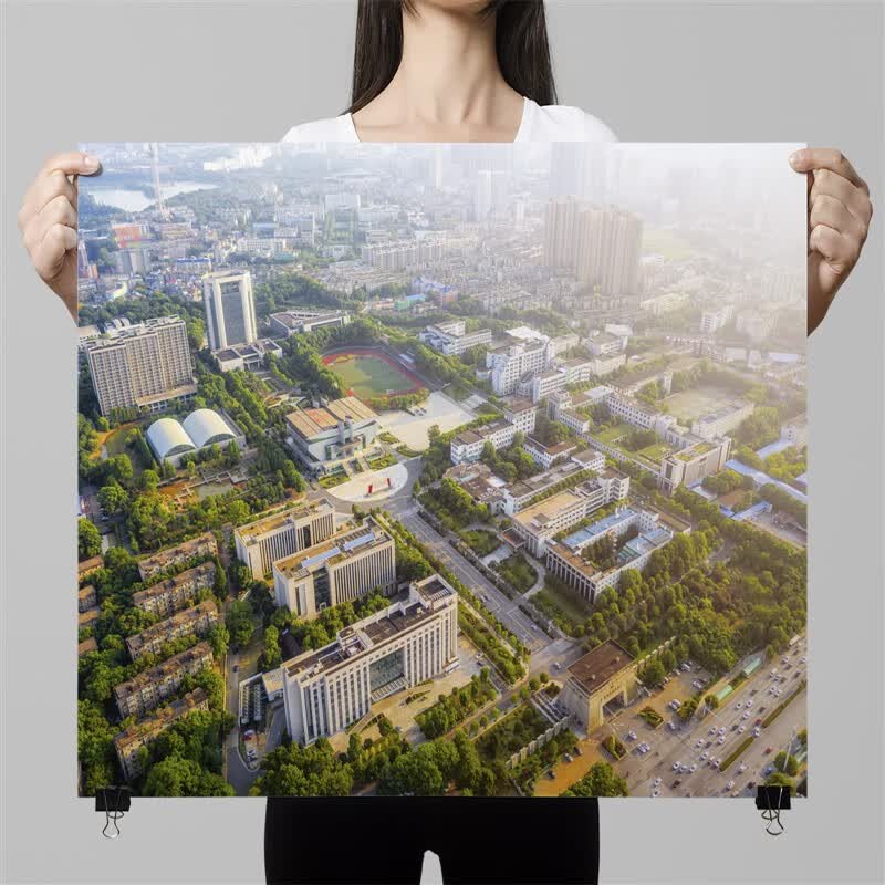 国防科技大学明信片 国防科技大学纪念品 国防科学技术大学明信片 国防科技大学海报三 57*42cm