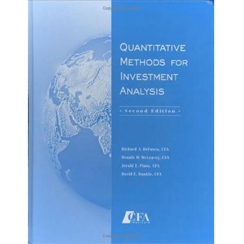 Quantitative Methods For Investment Analysis