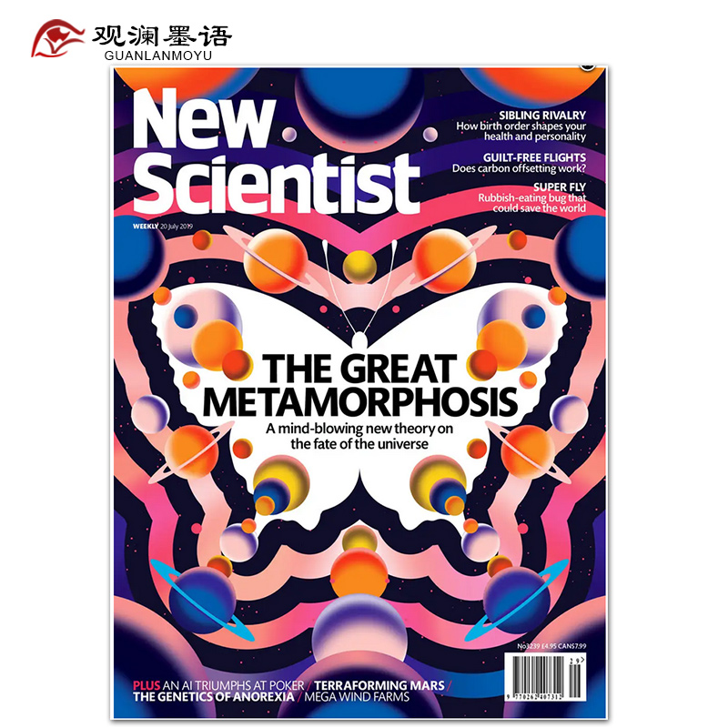 【单期可选】New Scientist 新科学家 2019年 英国科普杂志英文英语期刊 2019年7月20日刊