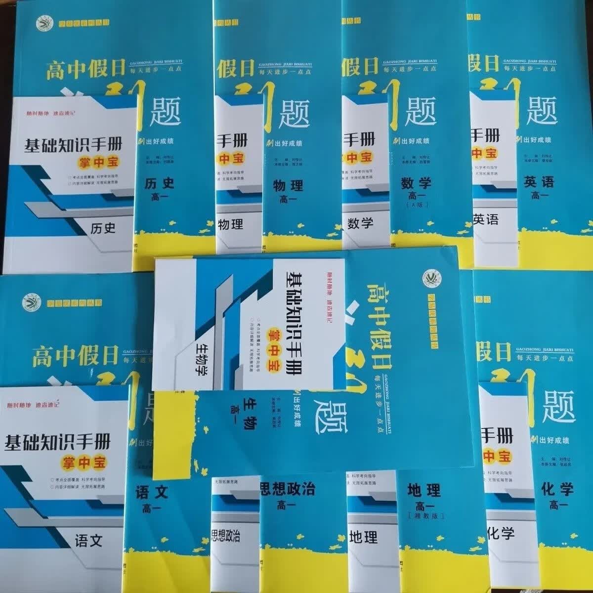 2024学易优系列丛书高中假日必刷题 高一各科自选 历史