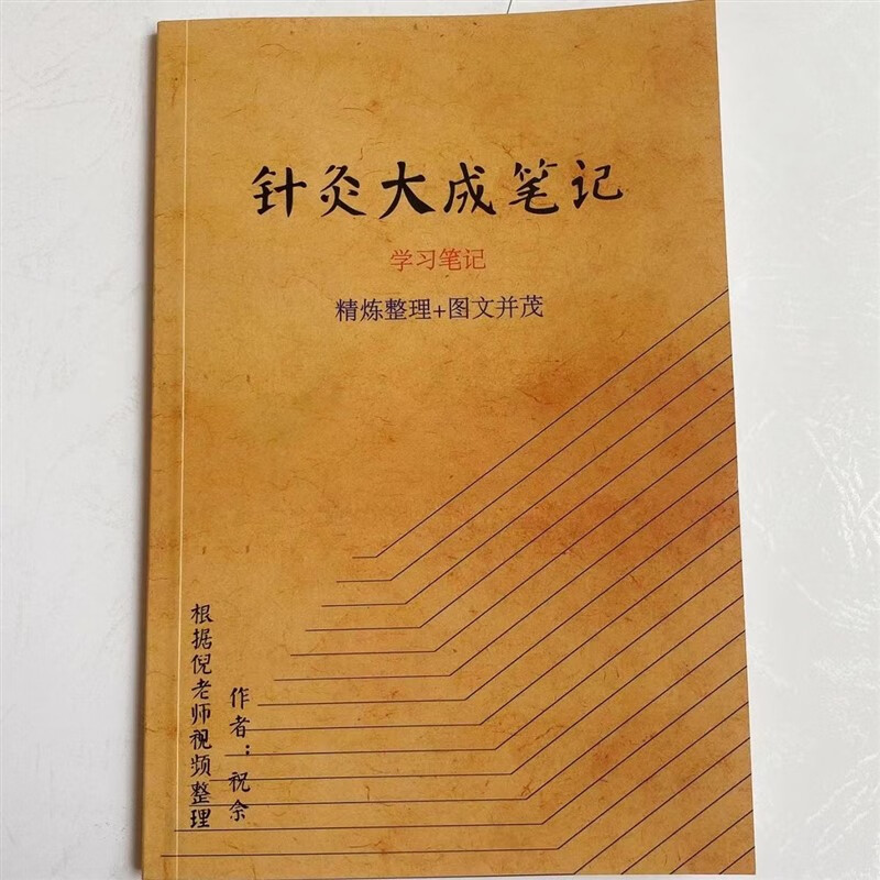 倪海厦 针灸大成彩色笔记 根据针灸大成讲稿整理中医书籍中医基础