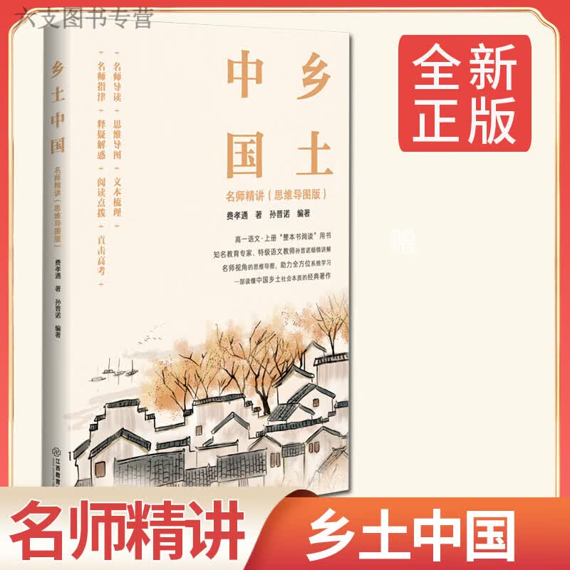 乡土中国名师精讲费孝通著思维导图版高一二三高中语文经典文学著作名师解读指导整本书阅读任务书教学指