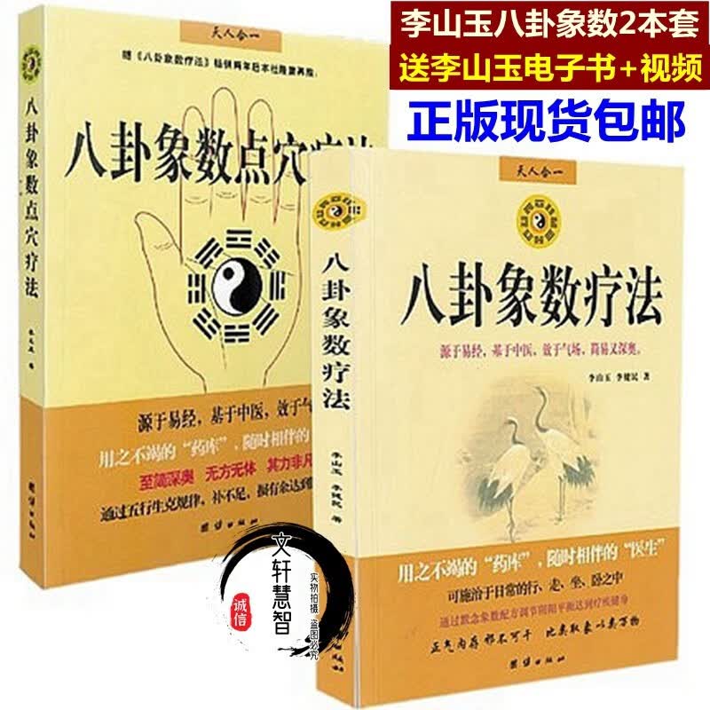 【2本套】李山玉 八卦象数疗法+八卦象数点穴疗法讲义 中国八卦象数疗法再现神奇 八卦象数疗法书