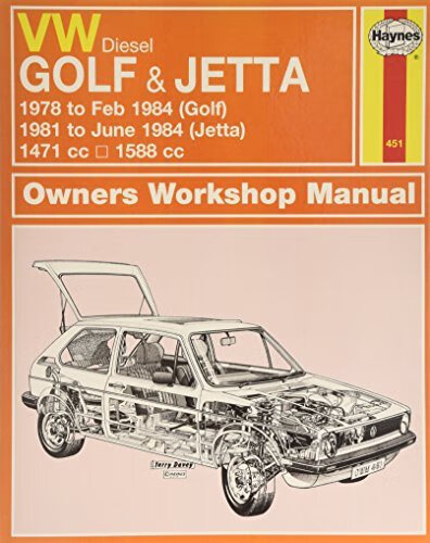 VW Golf & Jetta Mk 1 Diesel (78 - 84) Haynes Repair Manual