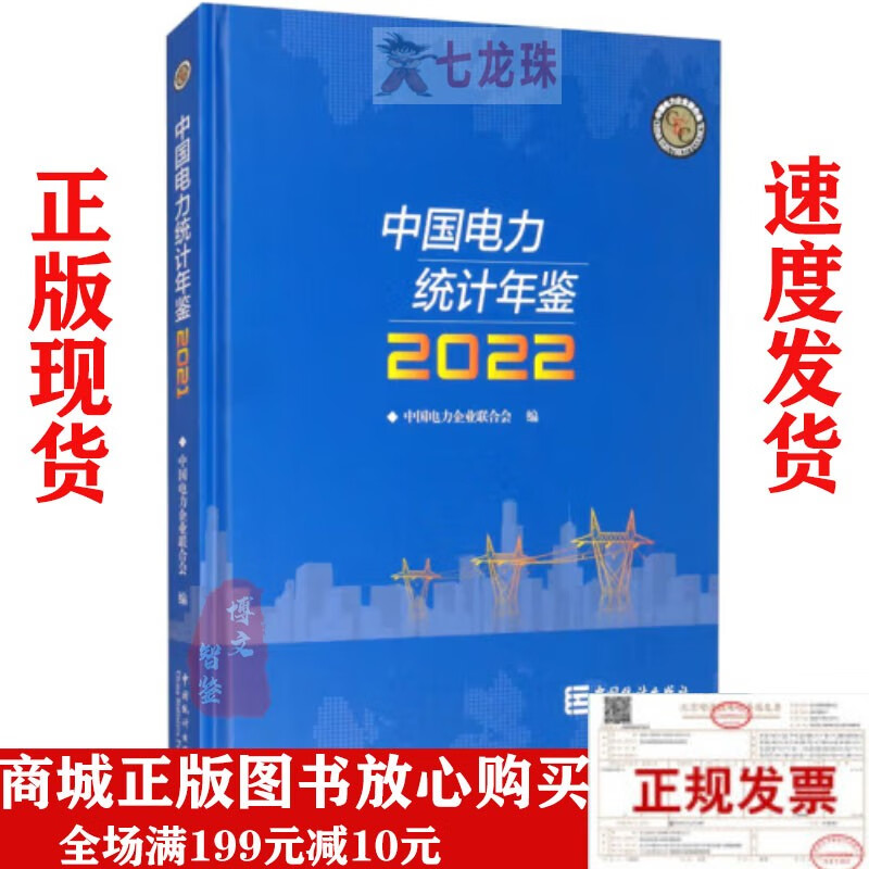 中国电力统计年鉴新书 中国电力统计年鉴2022