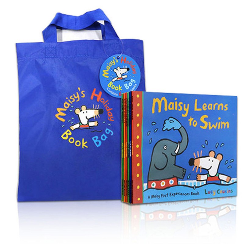 英文原版 Maisy Swimbag goes camping 小鼠波波全套6册 廖彩杏书单推荐