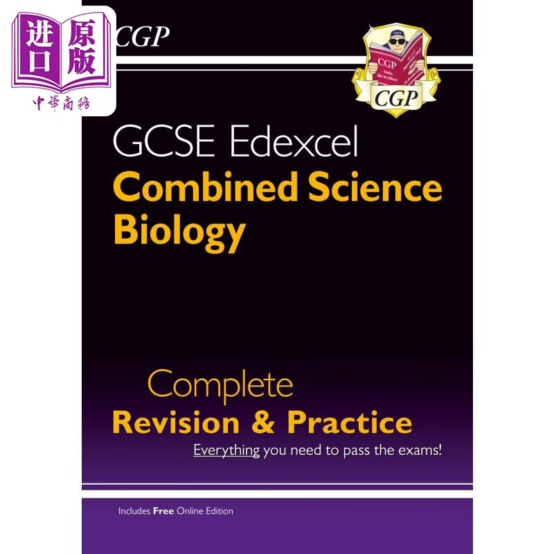 CGP Grade 9-1 GCSE Combined Science Biology Edexcel Complete Revision & Practice GCSE 综合科学生物学Edexcel