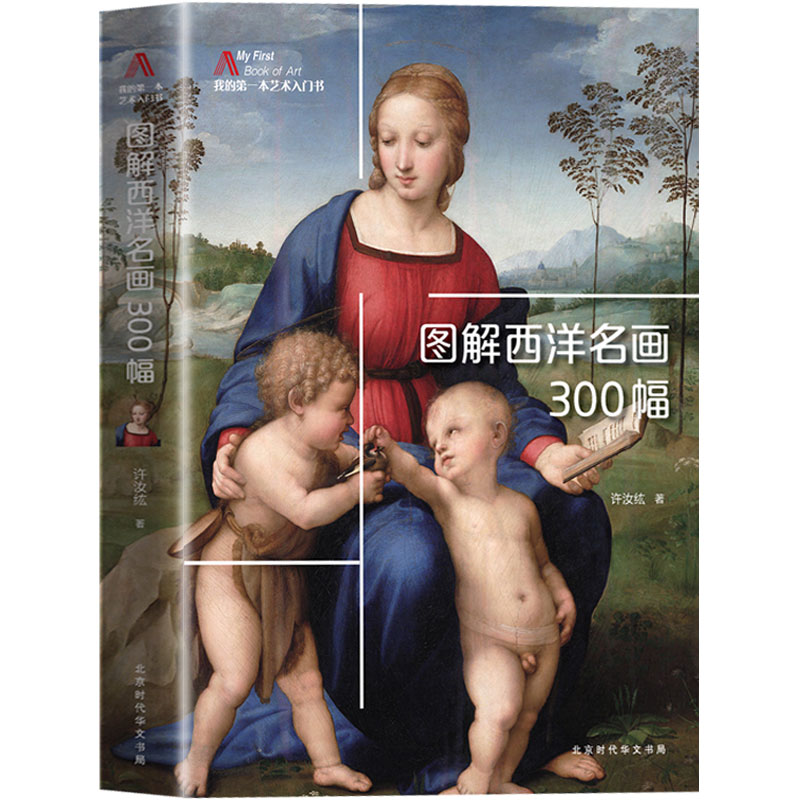 现货 图解西洋名画300幅许 汝纮著 收录达芬奇米开朗基罗拉斐尔梵高等艺术家名作 西方艺术史