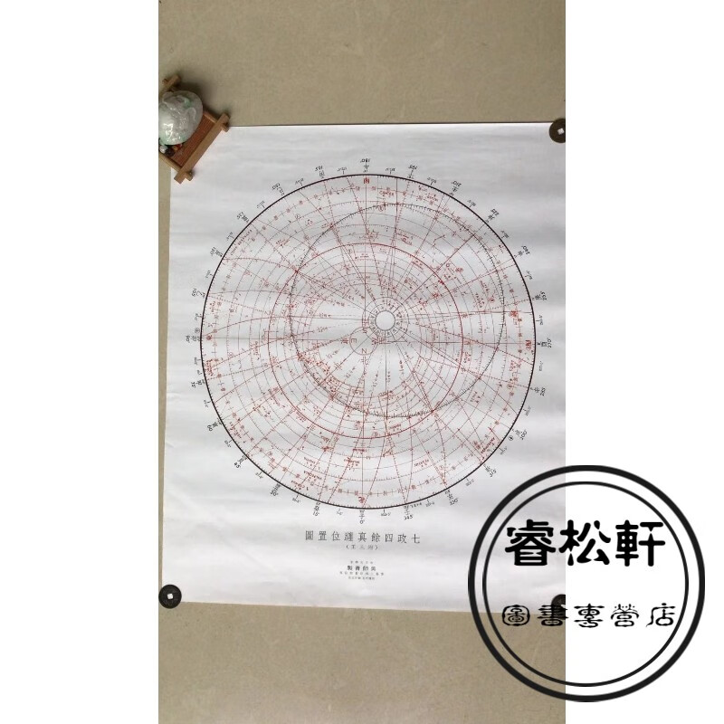 J 吴师青制：七政四余真躔位置图
