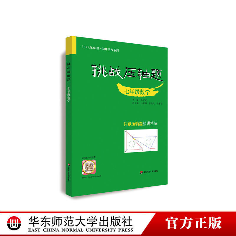 挑战压轴题7-8-9年级数学同步压轴题精讲精练初中同步练习讲解【6月30日发完】 七年级通用