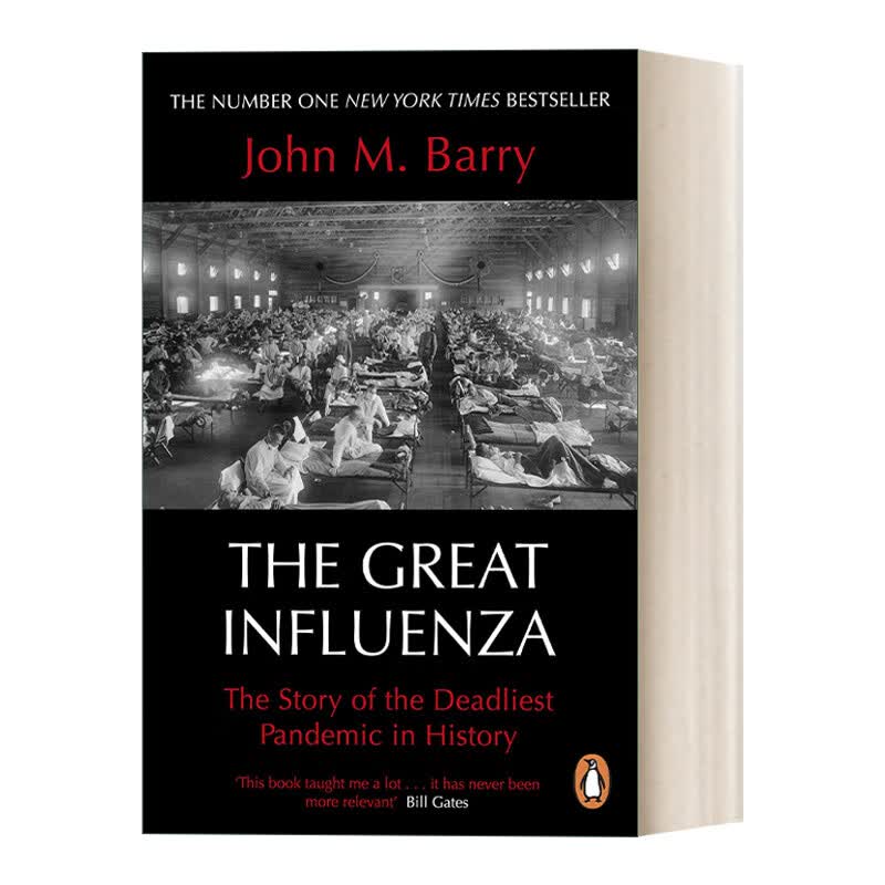 The Great Influenza 英文原版 大流感 最致命瘟疫的史诗 约翰·M·巴里 英文版