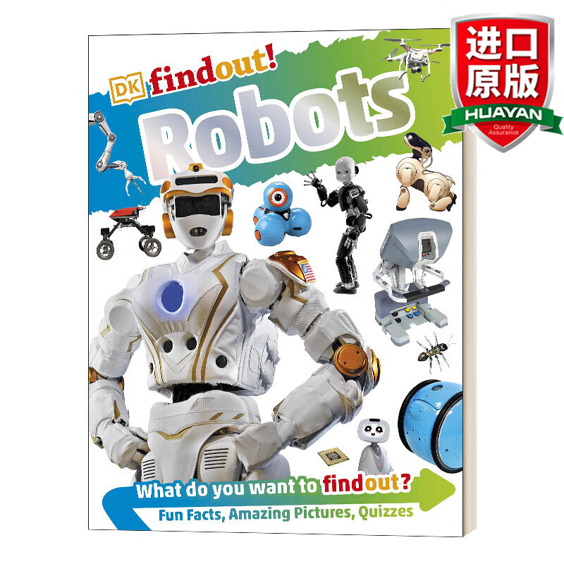 DKfindout! Robots 英文原版 DK小发现 机器人 工程科技百科科普读物 英文版 进口英语原版书籍