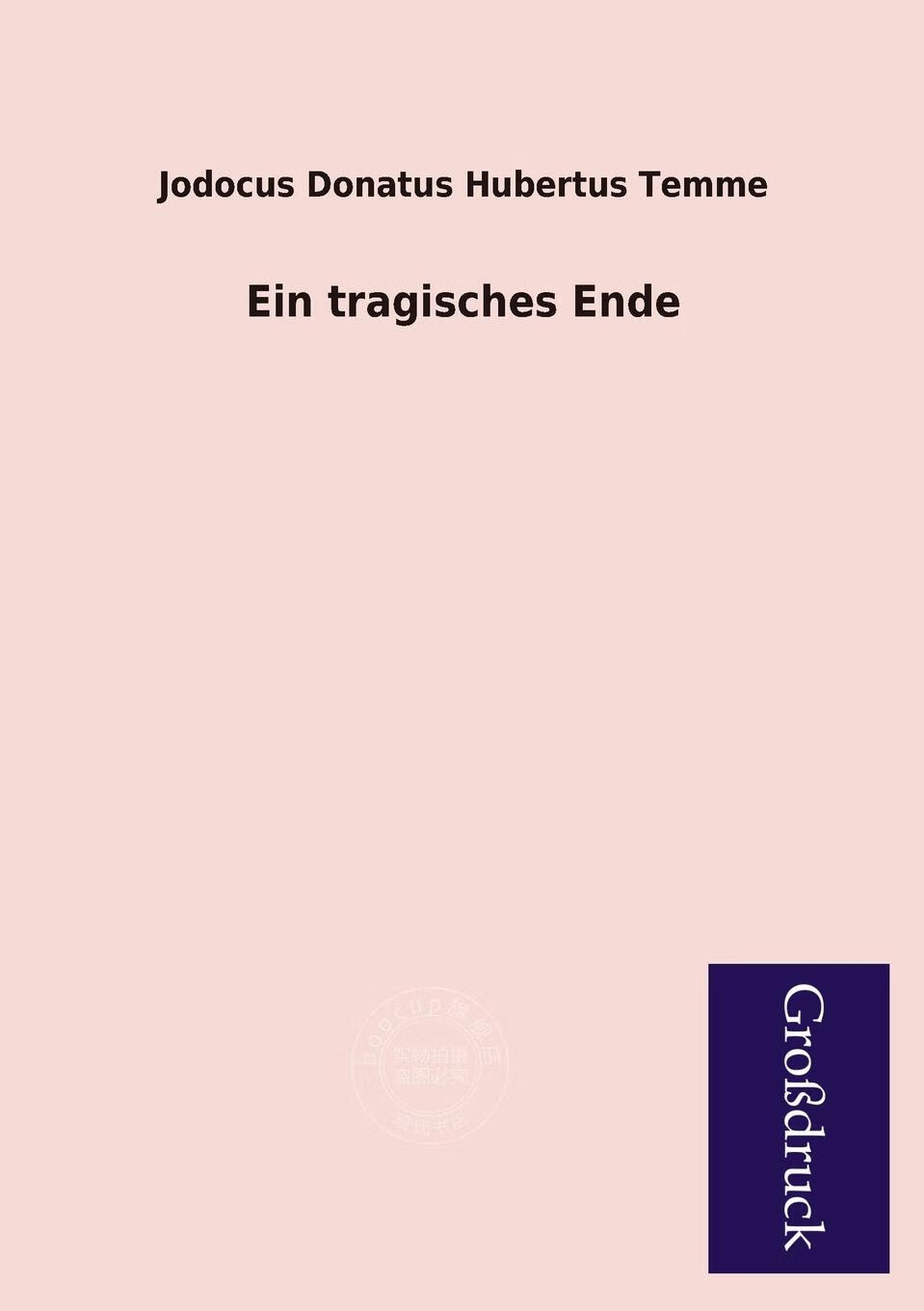 预售 按需印刷Ein Tragisches Ende德语ger
