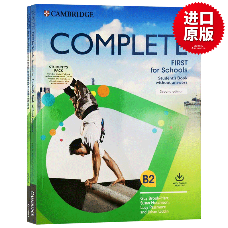剑桥FCE校园版考试完全备考学生用书套装 英文原版 Complete First for Schools Student's Book Pack B2 英文版进口英语书籍