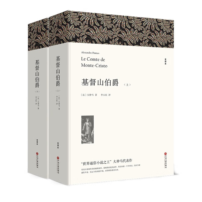 文联版自选 世界三十大名著全套原著无删减 外国小说经典文学老师初中生高中生阅读阅读课外书可选 【基督山伯爵（上下册）】
