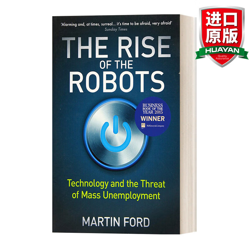 英文原版 The Rise of the Robots 机器人时代 马丁·福特 技术、工作与经济的未来 麦肯锡商业图书奖 英文版 进口英语原版书籍
