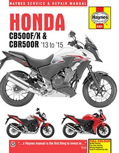 Honda Cb500f/X & Cbr500r Haynes Service & Repair Manual: 2013 to 2015