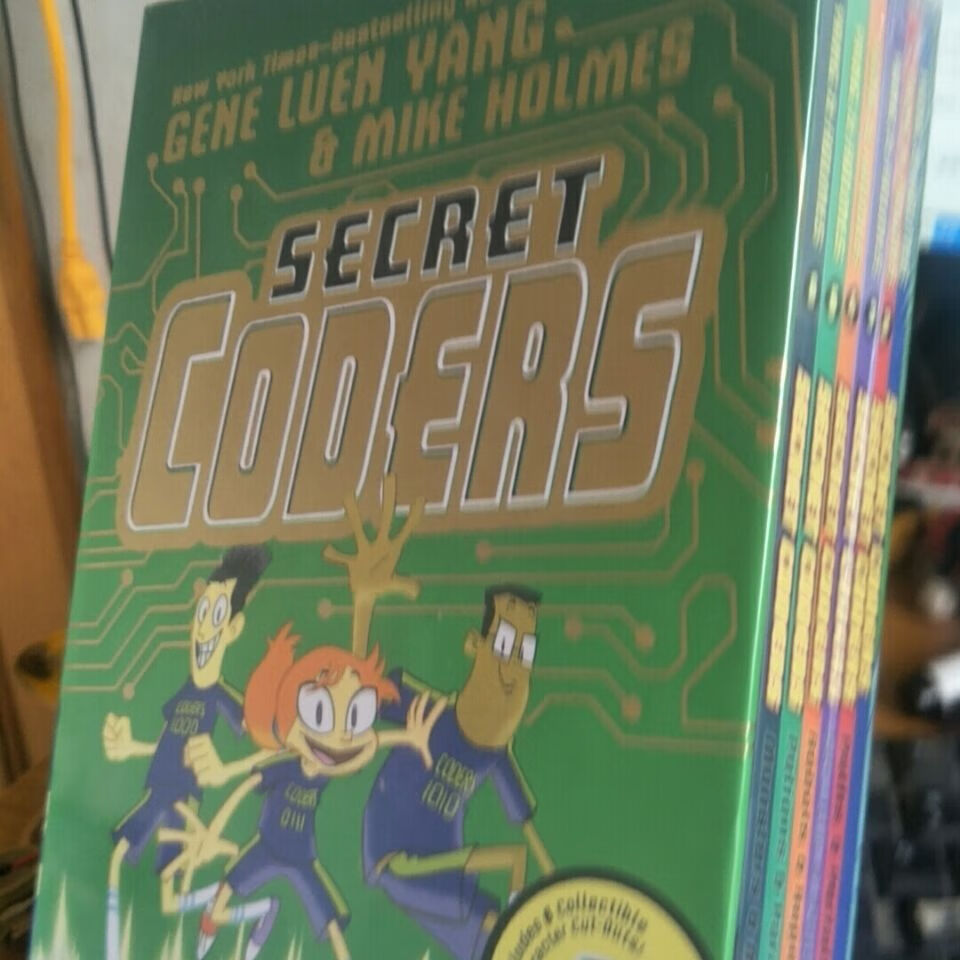 秘密者1-6册 英文原版 Secret Coders 计算机