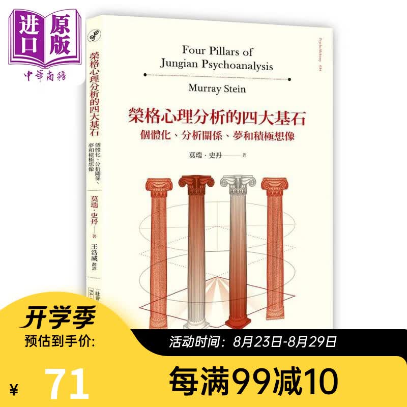 荣格心理分析的四大基石 个体化 分析关系 梦和积极想象 港台原版 莫瑞史丹 心灵工坊
