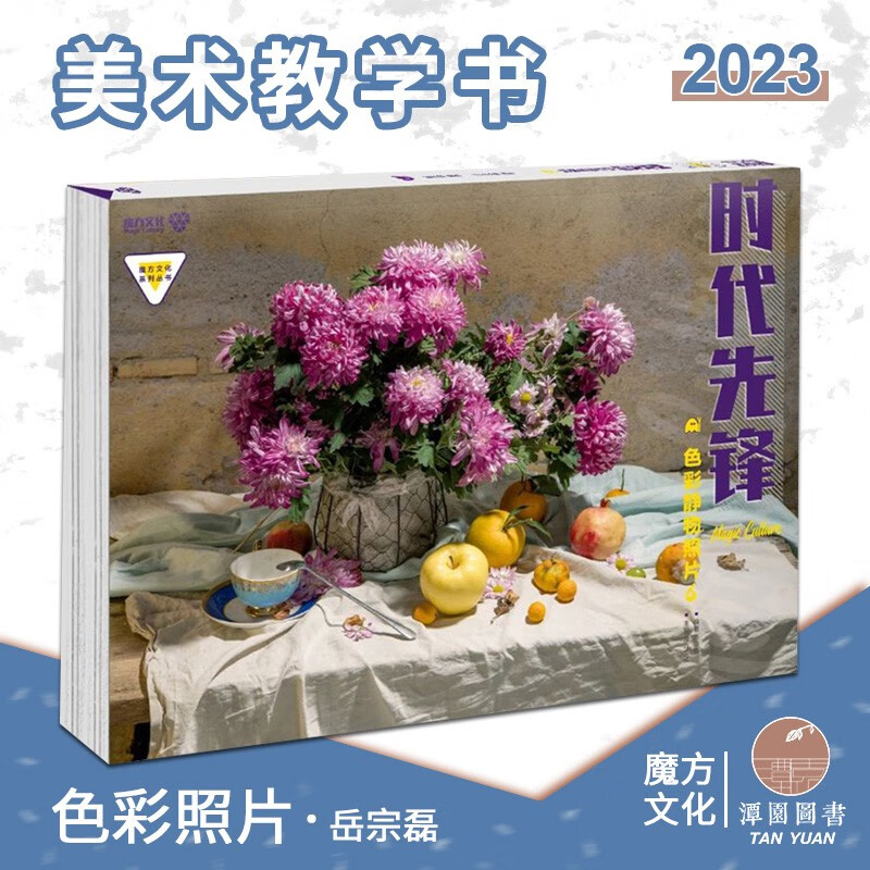 时代先锋6色彩静物照片2023魔方岳宗磊水粉画初学蔬果花卉器皿单体组合光影色调训练绘画教程绘画基础写生素材照片书美术艺联考书 时代先锋6色彩静物照片