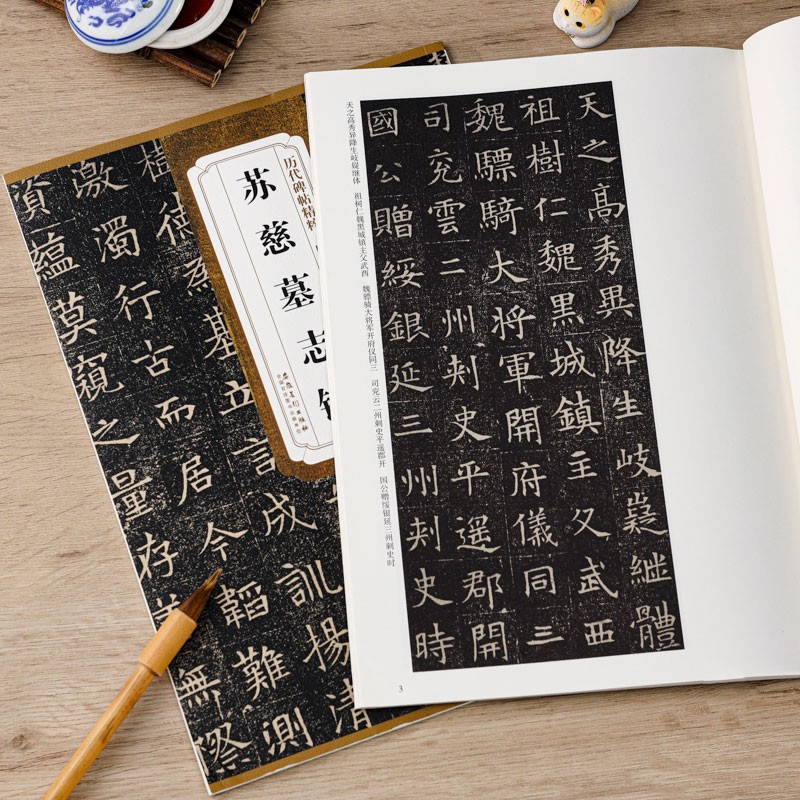 苏慈墓志铭 隋 临楷书书法毛笔古帖初学练字帖 附简体旁注技法解析 安徽美术出版社