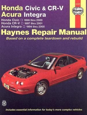 Honda Civic (1996-2000), CR-V (1997-2001) & Acura Integra (1994-2000) Haynes Repair Manual