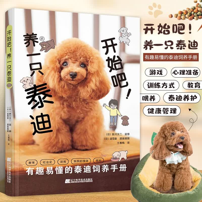开始吧 养一只泰迪 泰迪家养犬家庭犬训练游戏方法大全书籍 宠物狗狗泰迪饲养方法 泰迪日常养护饮食疾病护理习惯