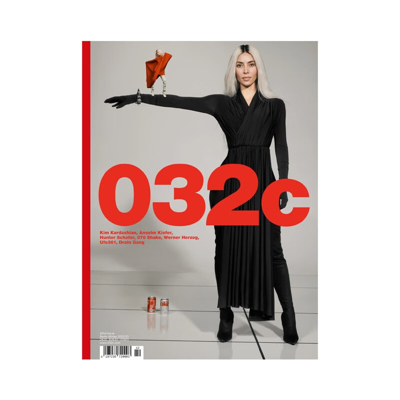 032c 2022年02期 NO.42 多封面随机发货 进口原版英文时尚多领域潮流综合杂志期刊 善本图书